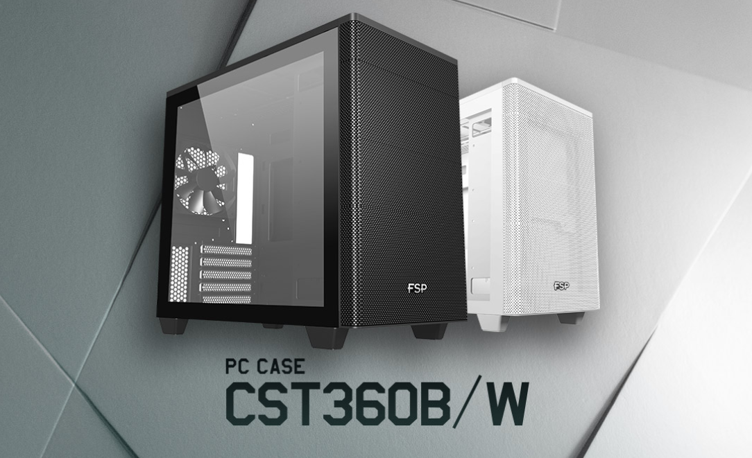 FSP Computer PC Case CST360 White Micro ATX Tower | itw | Shopee ...