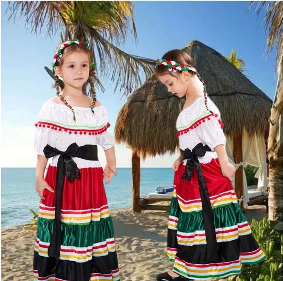 Mexico Costume For Kids Girl United Nation Costume Mexican For Kids ...