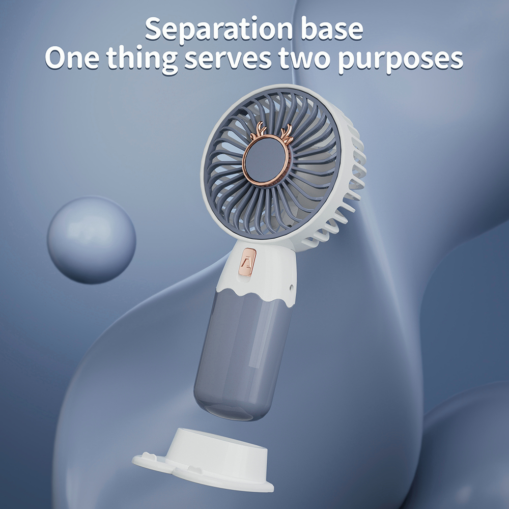 121 Mini Handheld Desktop Fan Phone Holder USB Charging Multifunction ...