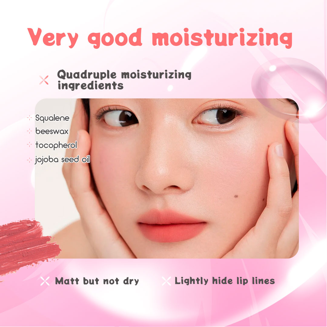 Ashley Shine Matte Lipstick High Pigmented 24H Long Lasting Not Dry Lip ...