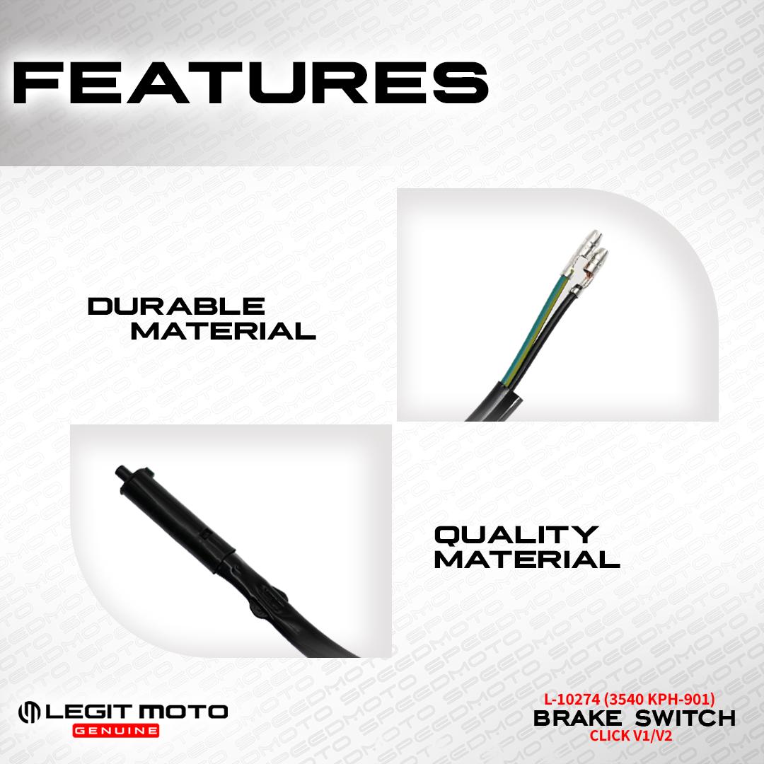 LEGITMOTO BRAKE MASTER SWITCH FOR CLICK V1/V2 BEAT CARB/FI MIO I 125 ...