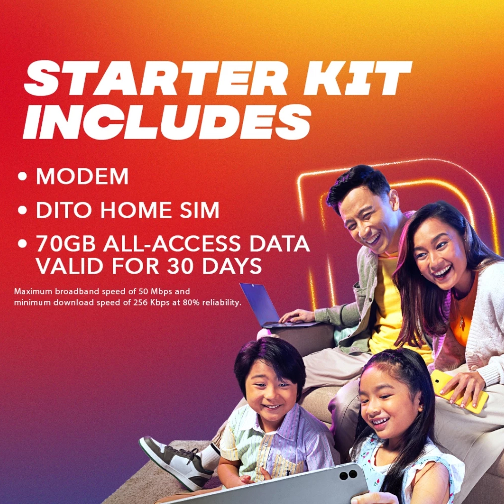 DITO Home WiFi Prepaid Starter Kit with 70GB Data | Shopee Philippines
