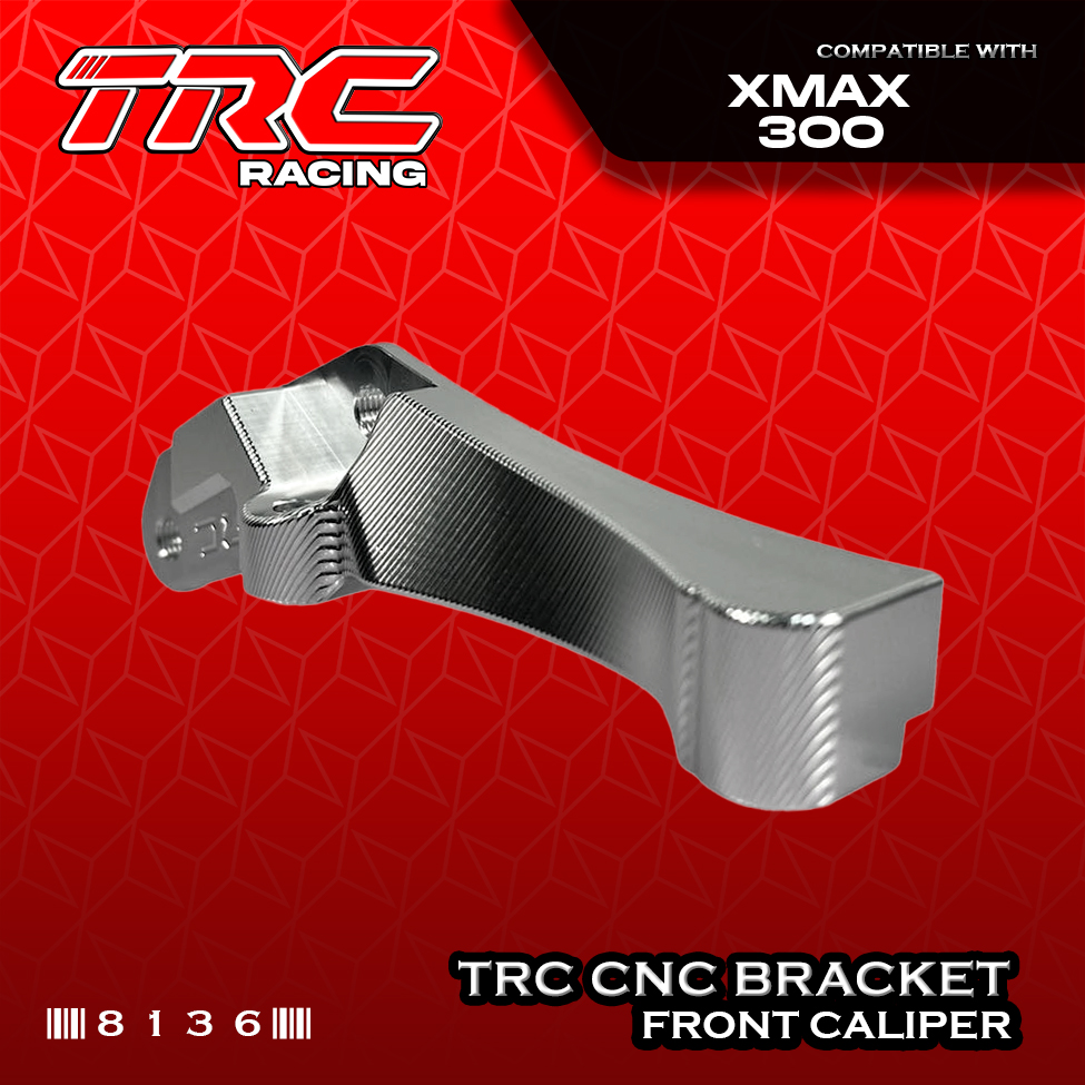 TRC RACING FRONT 4POT RADIAL CALIPER BRACKET (267MM DISC) FOR XMAX v1 ...