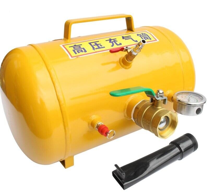Cart Tubeless Tire Inflator Yellow Tyre Air Bead Booster Tank 5 /10 ...