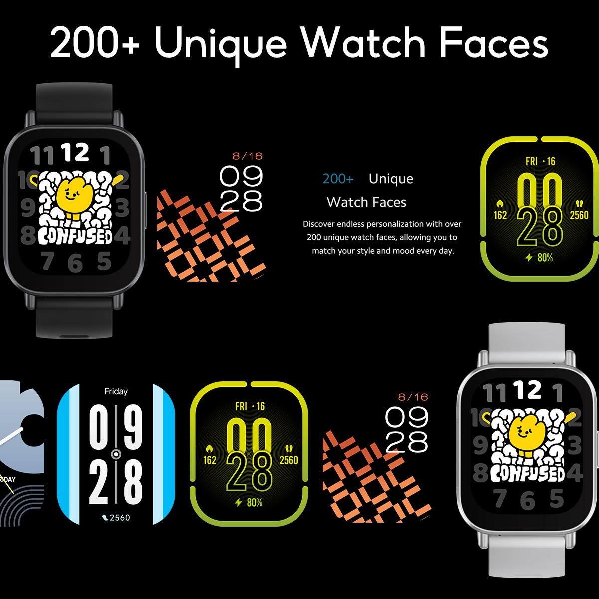 Xiaomi Redmi Watch 5 Active 2inch LCD Display Clear Calling 5ATM ...