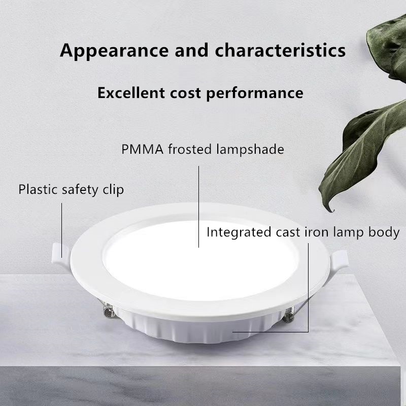 Tricolor LED Pin Light Ultra Thin Ceiling Light Recessed downlight ...