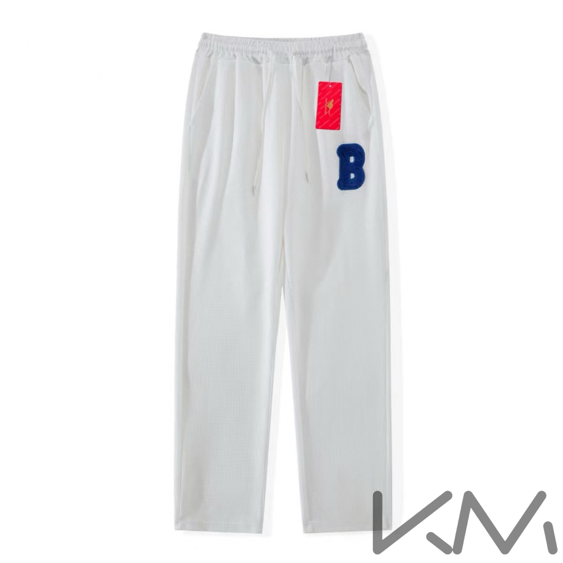 KM Korean Slocks Pants Loose Straight Cut Sweatpant Wide Leg Baggy B ...