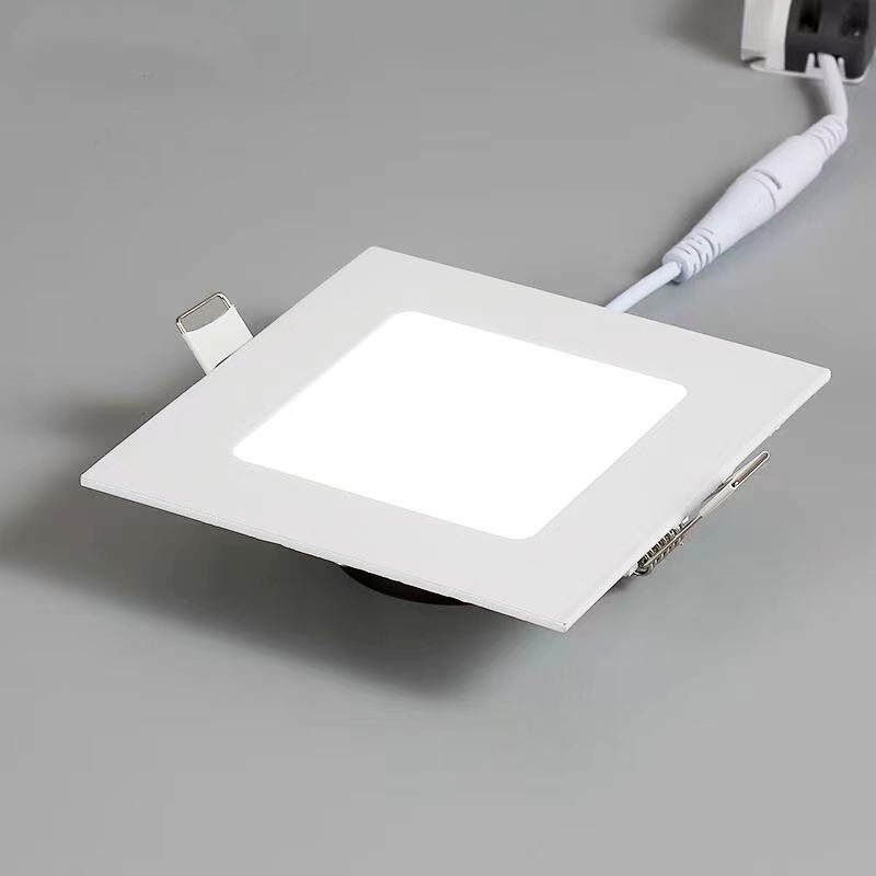 12W 9W Ultrathin LED Pin Light With Driver Panel lamp Round square ...