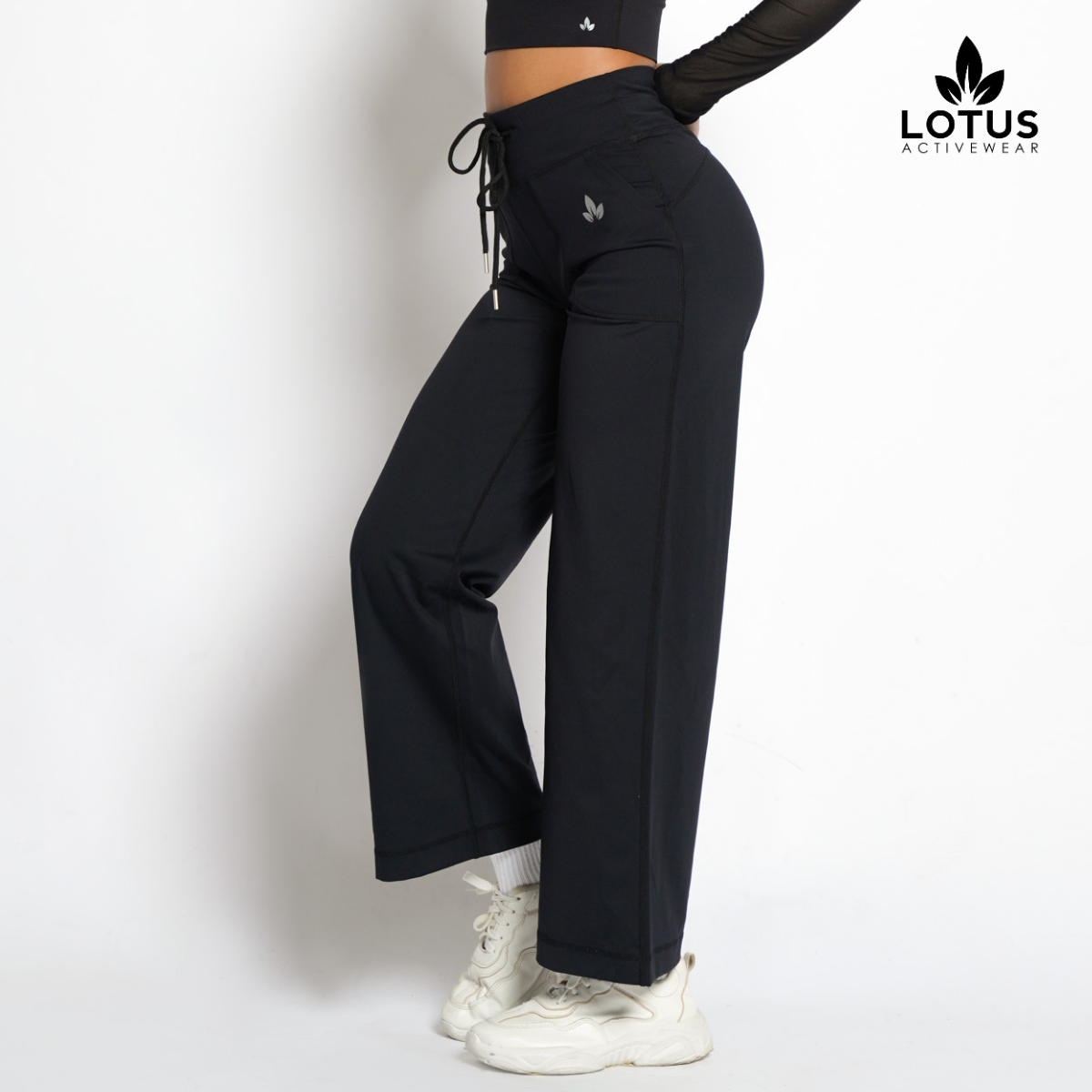 Lotus Activewear Tyla Wide Leg Jogging Pants Petite to Plus Size ...