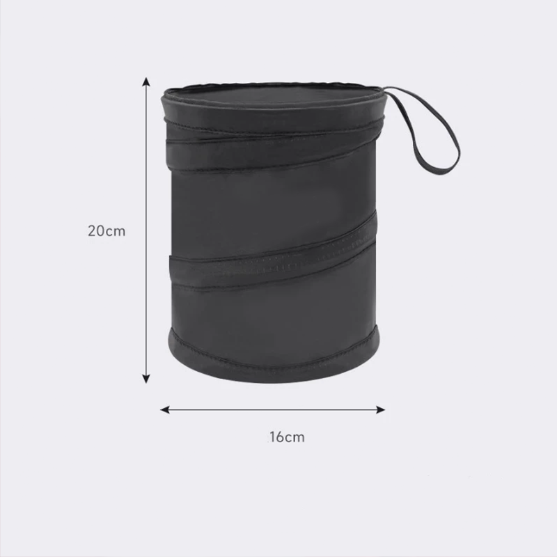 1Pc Portable Car Garbage Bag with Side Pocket Bin Multipurpose ...