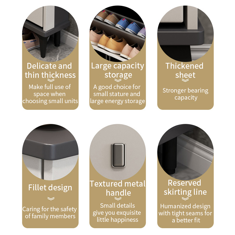 Shoe Rack Organizer Wooden Flip Shoe Cabinet Shoe Storage Box Ultra ...