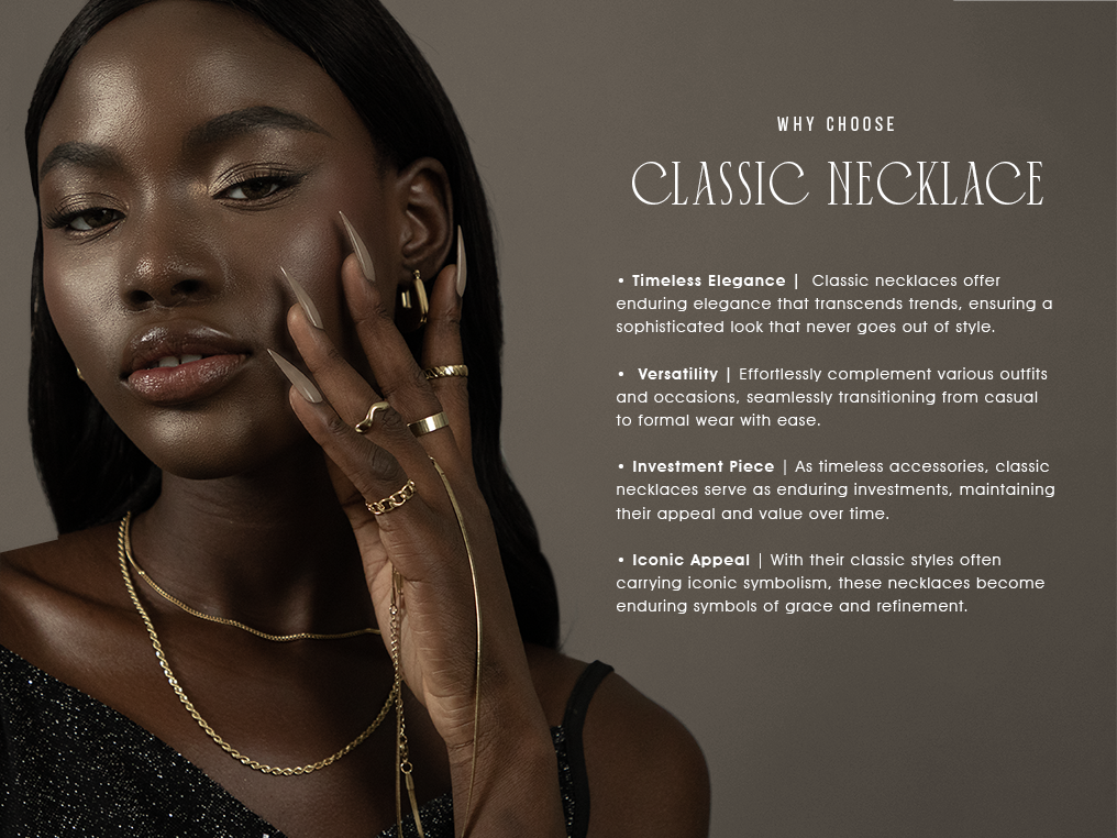 Burvon The Classic Collection Necklaces (Plain Chain Jewelry) | Shopee ...