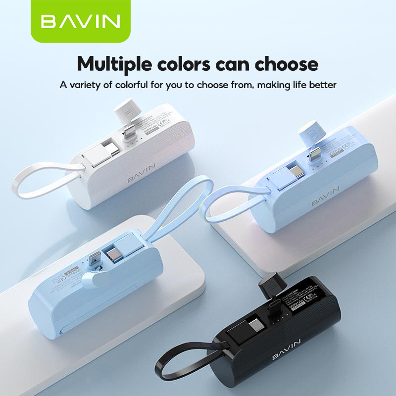 BAVIN PC012 / PC013 5000mAh Mini Fast Charging Portable Power Bank ...