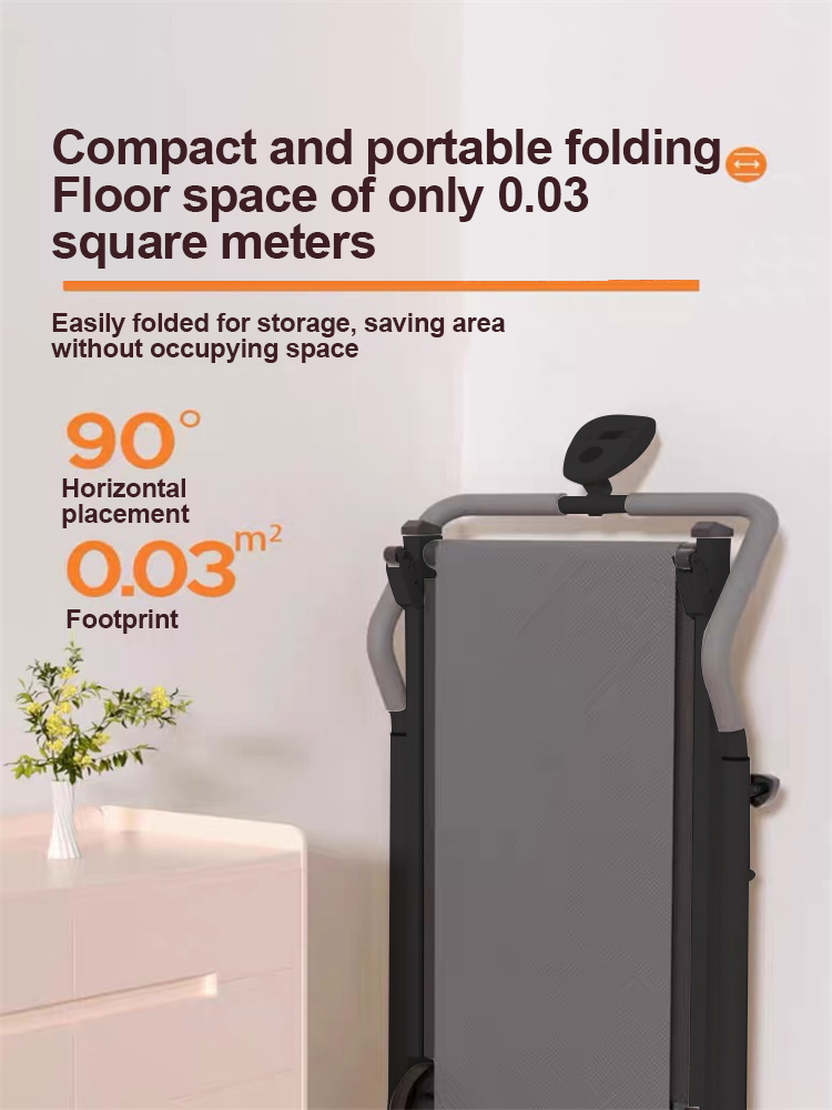 Treadmill exercise machine household folding treadmill household ...