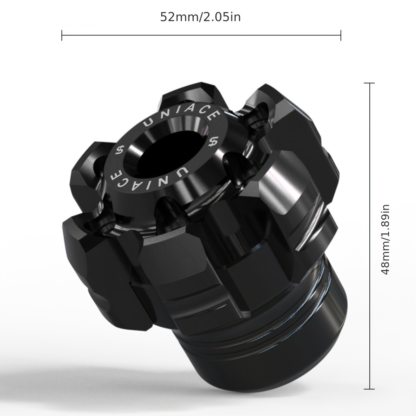 UNI ACE Motorcycle Axle Cap - Premium Aluminum Alloy Wheel Cap for All ...