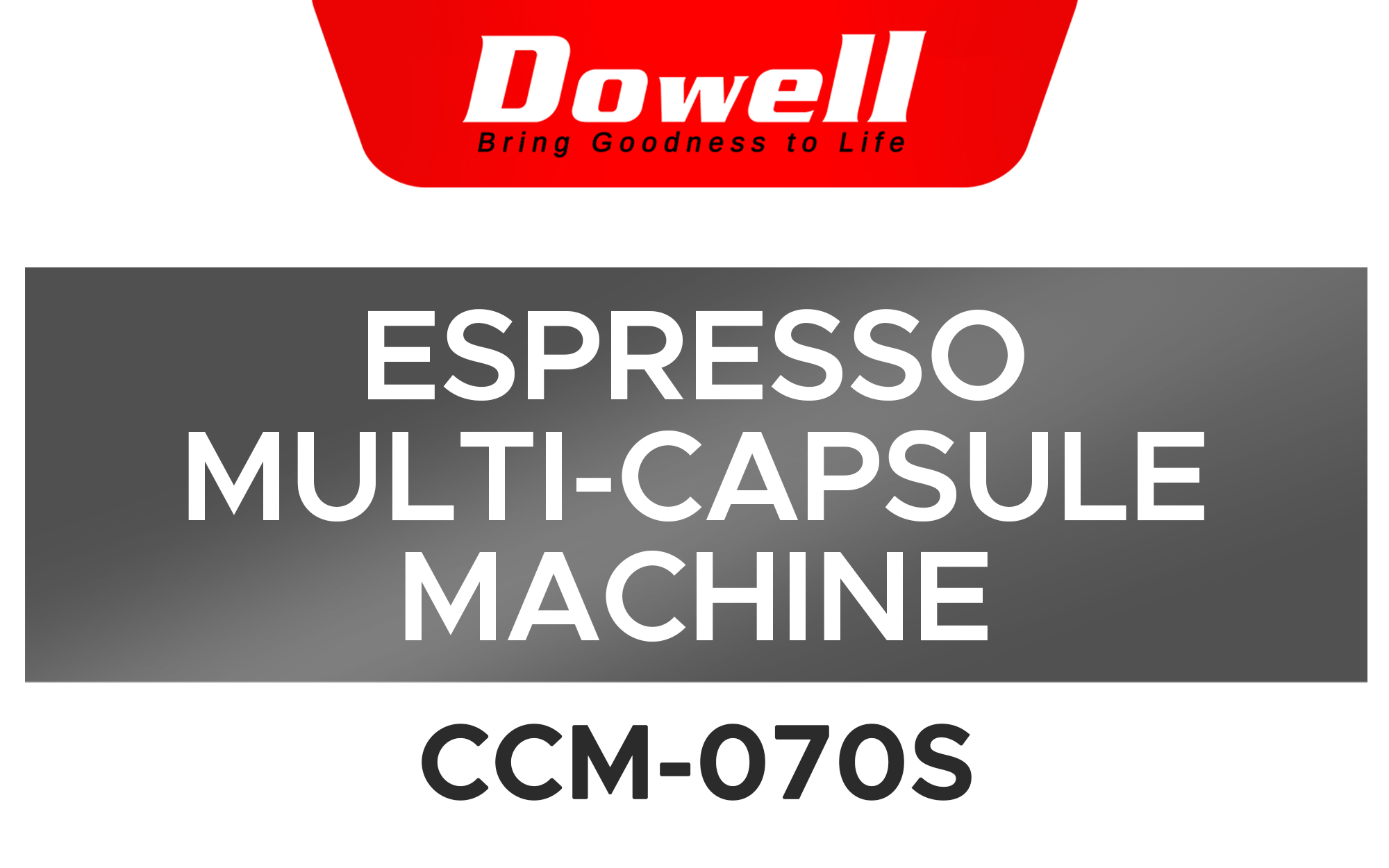 Dowell CCM-070S Espresso Multi-Capsule Machine | Shopee Philippines
