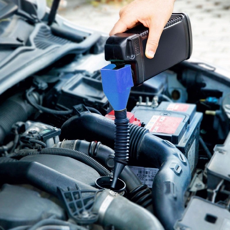 Portable Foldable Funnel Elongated Hopper Refueling Catheter Tool ...