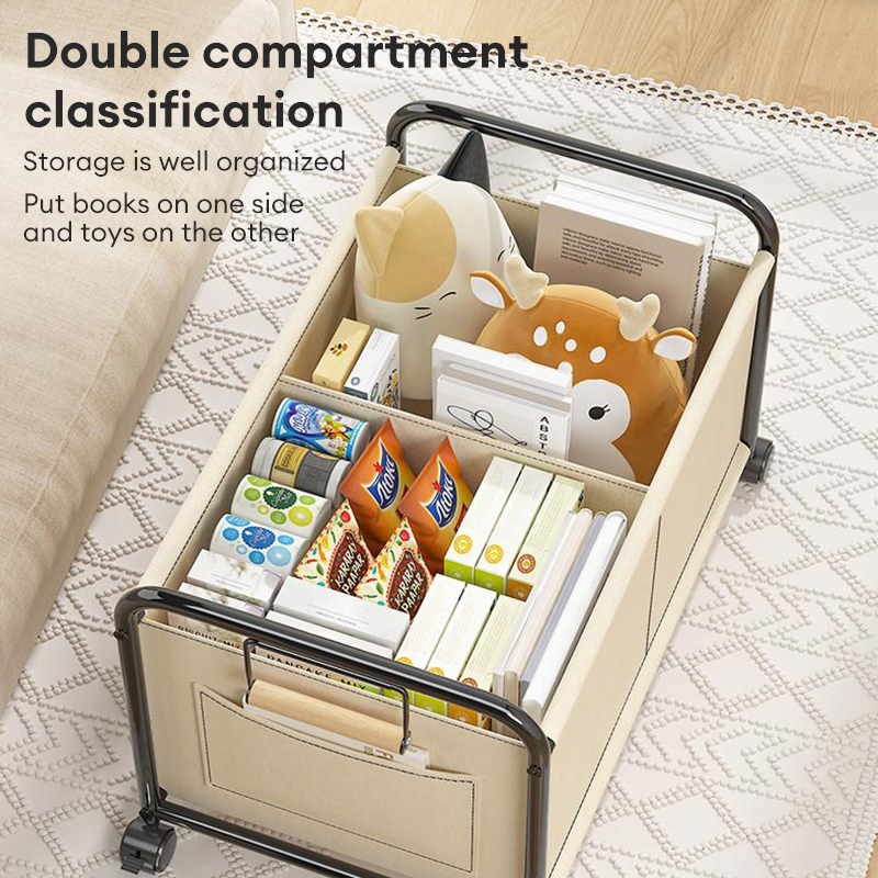Trolley Cart Organizer Moving Rack Basket With Wheels Trolley Storage ...