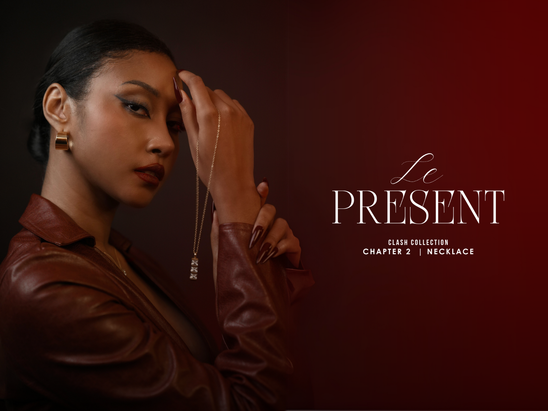 Burvon Clash Collection Necklaces (Elegant Pendant Jewelry) | Shopee ...