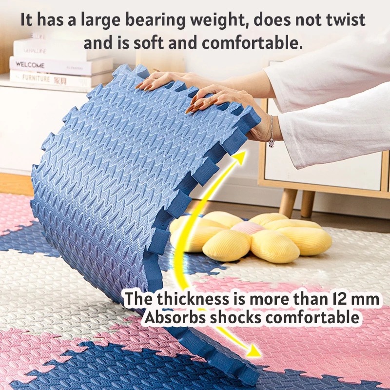 Puzzle Mat 60x60 4pcs Big Size Play Mat for Baby Non-slip Foam Mat ...