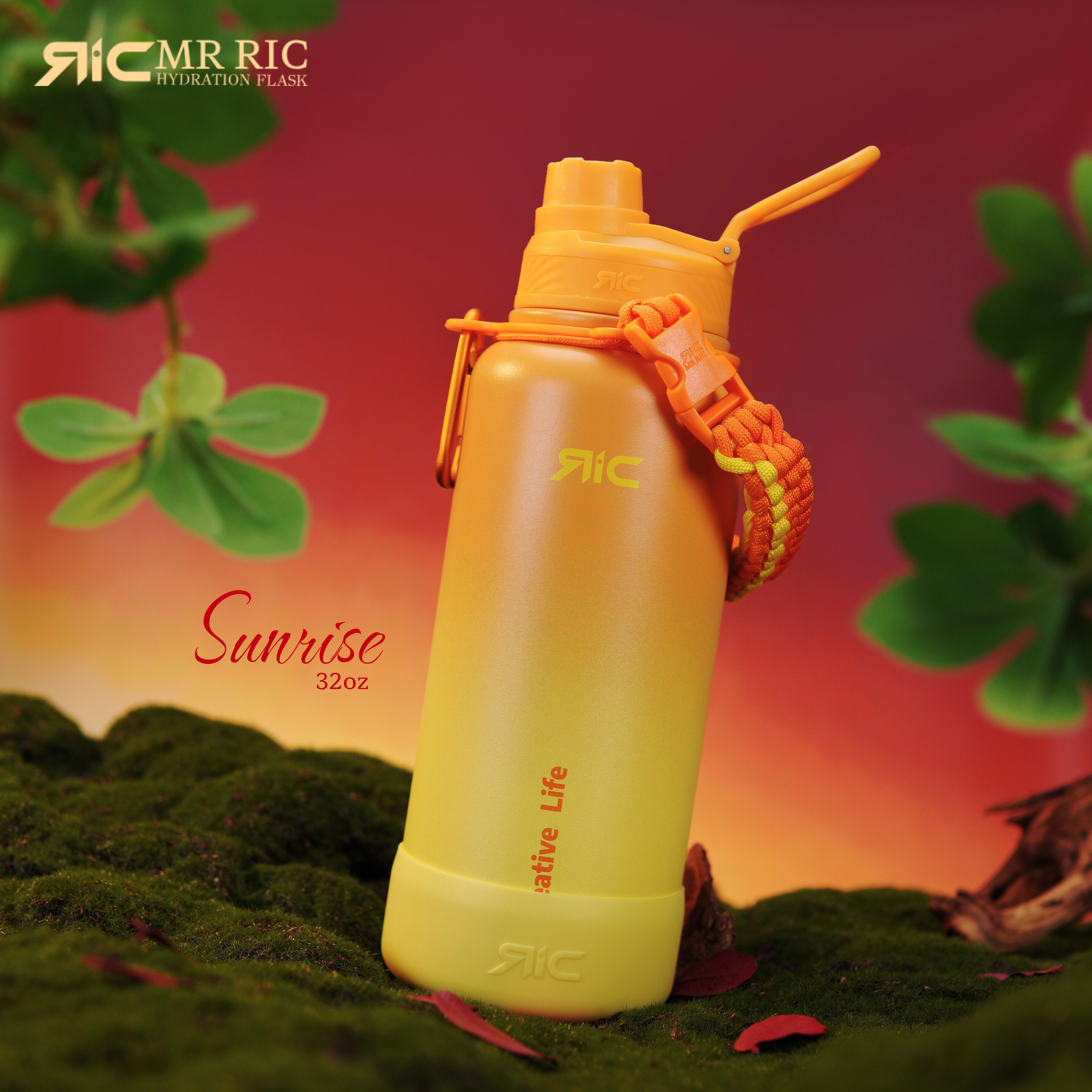 Mr Ric 3 in 1 Complete Set Paracord & Boot Vacuum Flask Water Bottle ...