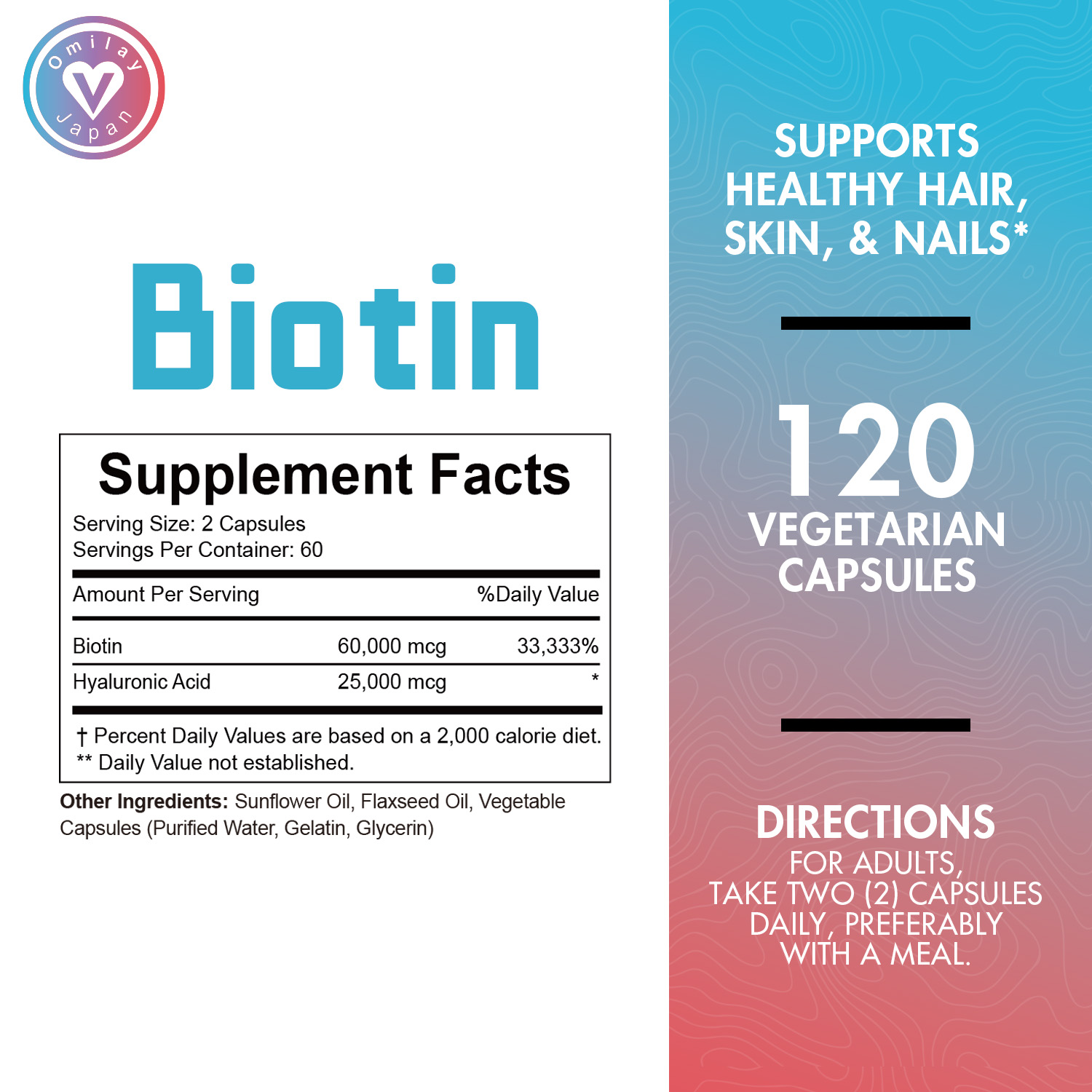 Softher Biotin Capsule Promotes Skin Nails and Hair Growth Biotin ...