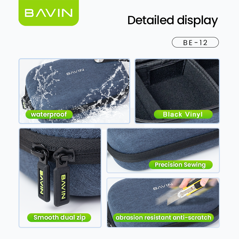 BAVIN BE12 Multi-Functional Storage Sleeve Bag Travel Organizer EVA ...