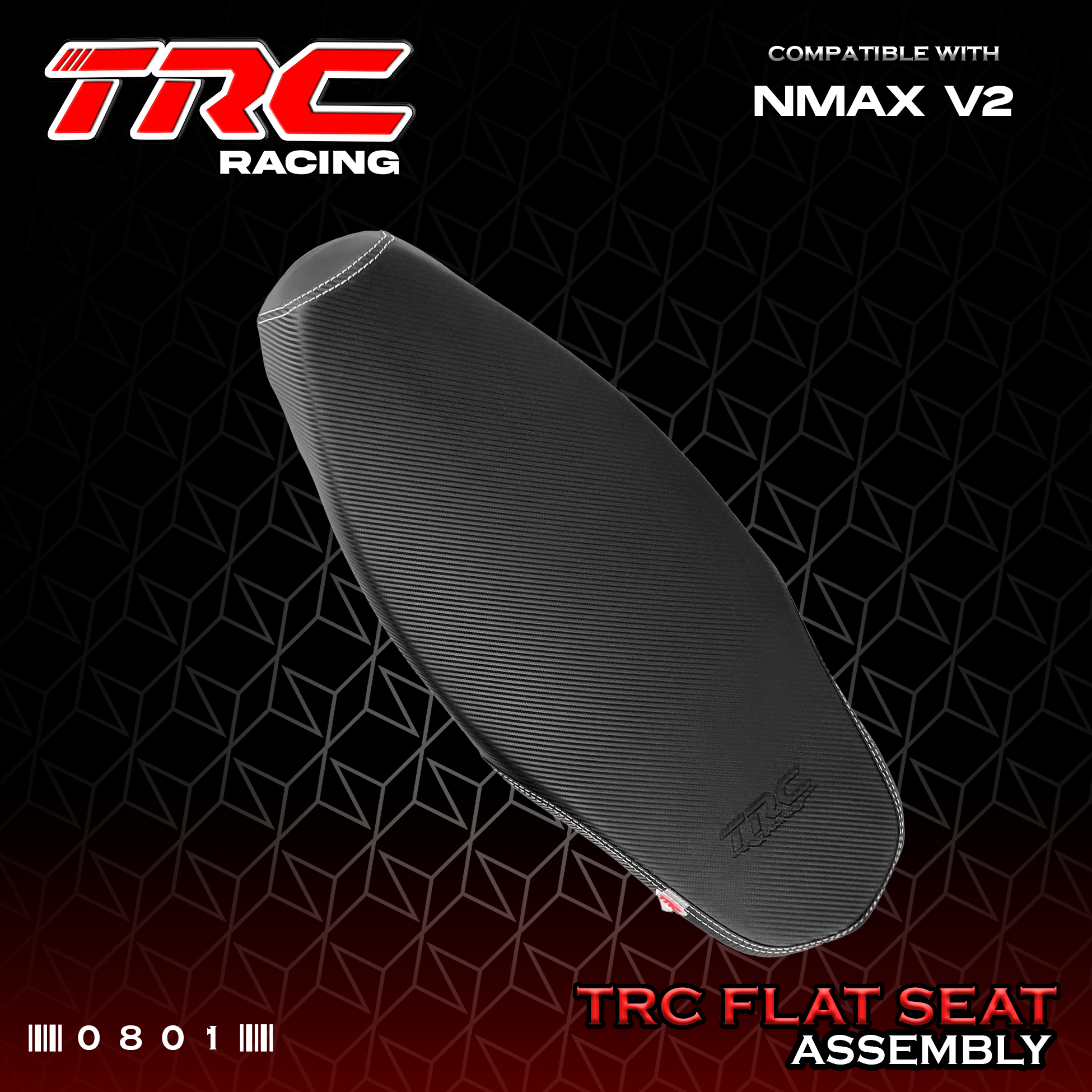 TRC RACING FLAT SEAT ASSEMBLY for NMAX V2 CARBON TYPE 0801 | Shopee ...