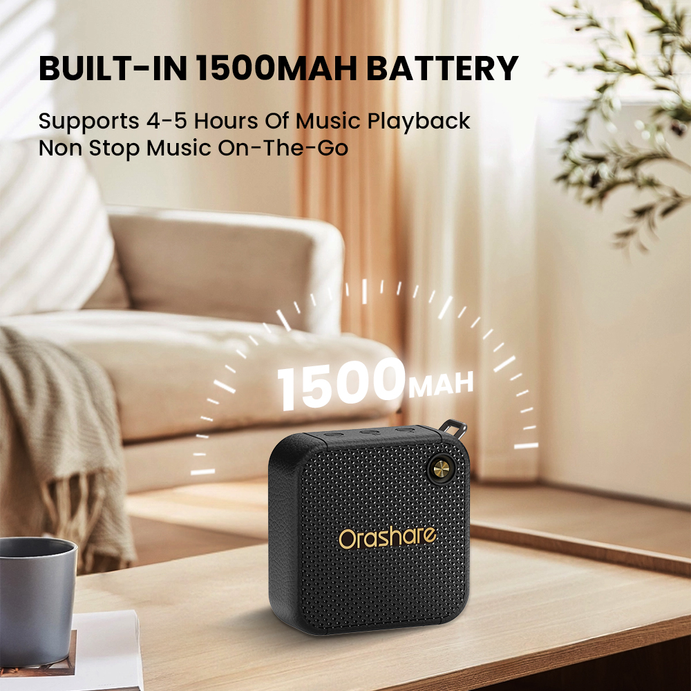 Orashare BS19 Portable Bluetooth Speaker 10W HiFi Sound Stereo TWS Wireless Speaker Bluetooth 5. ...