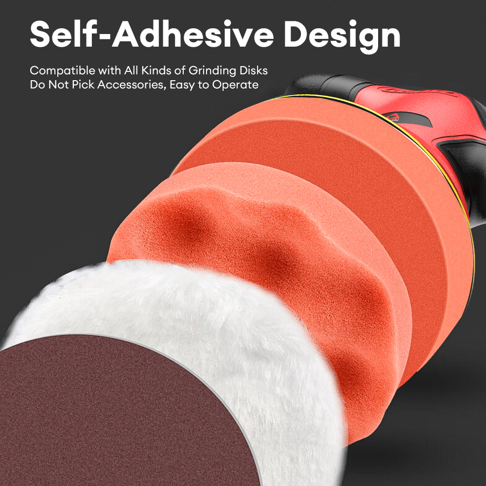 Mitsushi Cordless Car Buffer Polishing Machine with 1/2 Batteries ...