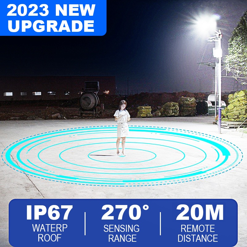 UFO solar street light outdoor waterproof 500000W solar light IP67 solar lamp UFO LED with ...