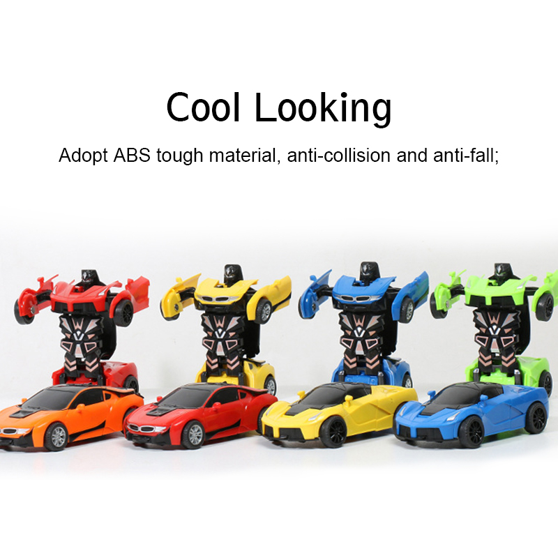 Transforming Car Toys Automatic Deformation Toys One-Step Car Robot ...