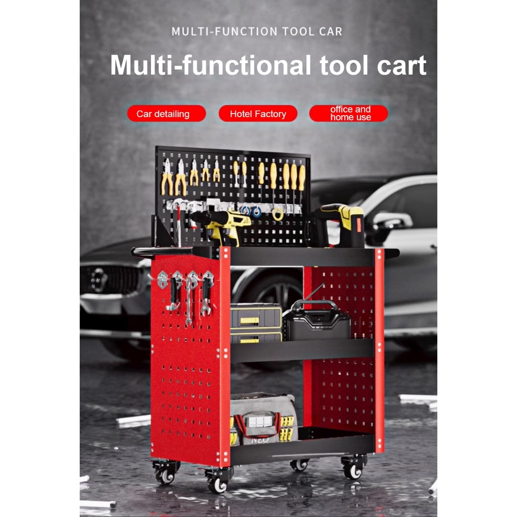 DEKES 3 Leyer Tool Cart Trolley Heavy Duty Mechanical Workshop Tool ...