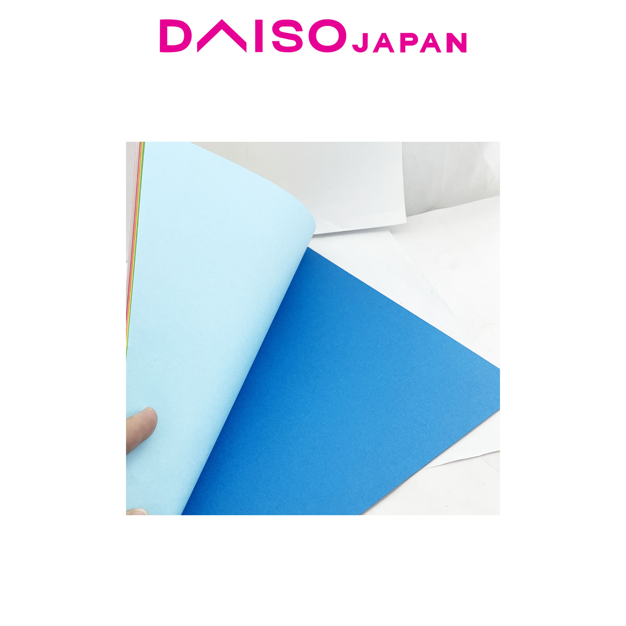 Daiso Semi-B4 Colored Drawing Paper (10 colors, 10 sheets) | Shopee ...