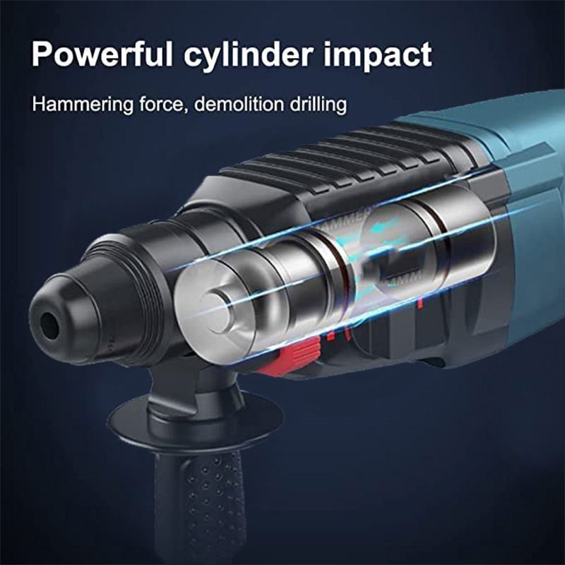 REAIM Rotary Hammer Drill Heavy Duty Electric Impact Drill Jack Hammer ...