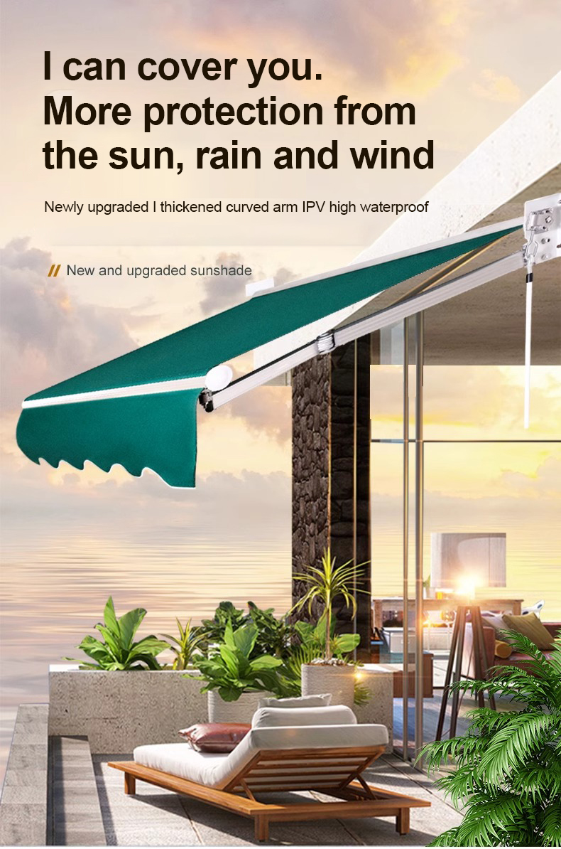 Baierdi Curved Arm Folding Canopy - Commercial Grade Waterproof ...