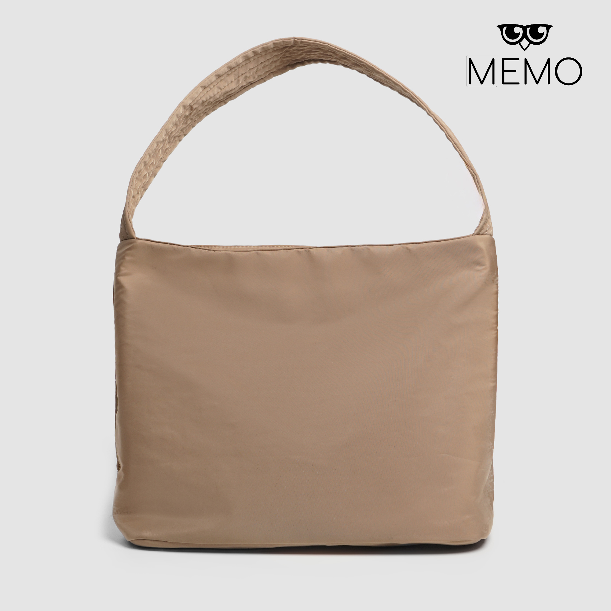 Memo Nylon Shoulder Bag For Women (Khaki) | Shopee Philippines