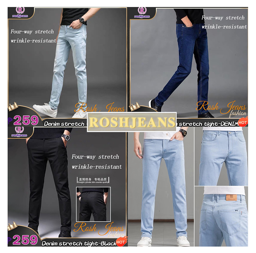 【On Hand】Rosh_jeans Pants for men Jeans Denim pants for men stretchable ...