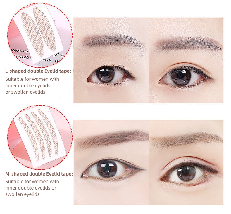 360pcs Double Eyelid Invisibility Long-lasting Pretty Big Eyes Eyelid ...