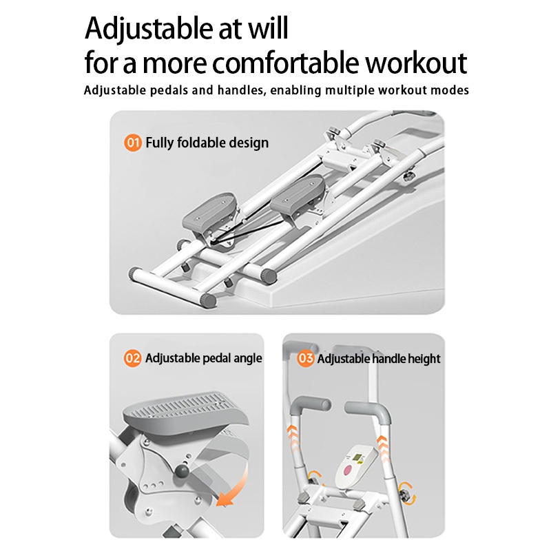 Machine Climbing Stepper Foldable Master Climber Stepper Cardio Fitness ...