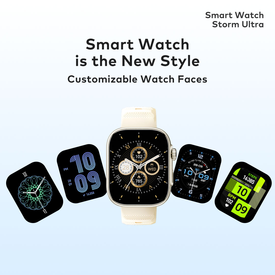 itel O23 Smart Watch Storm Ultra | 2.02" HD Scratch proof | Metal ...