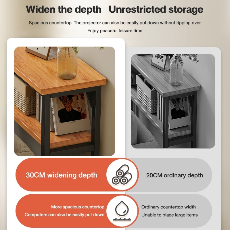 (COD) Sofa Side Shelf Console table Bedside Table Living Room Multi ...