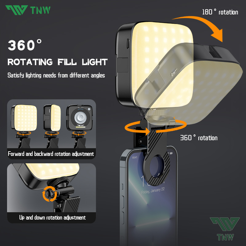 TNW DC06 LED Light Magnetic Mini Light CRI95+ With Clip Lamp For ...