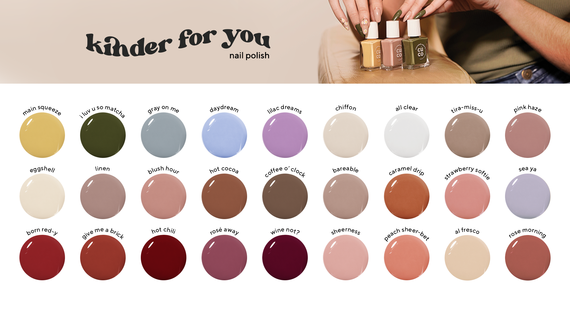 CuCo Nail Polish - 14-Free Formula, Long Lasting, Buildable, Quick Dry ...