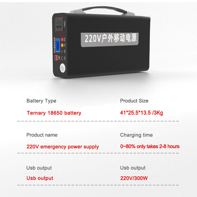 Portable Power Station Multi-functional Power Station 96000mAh Large ...