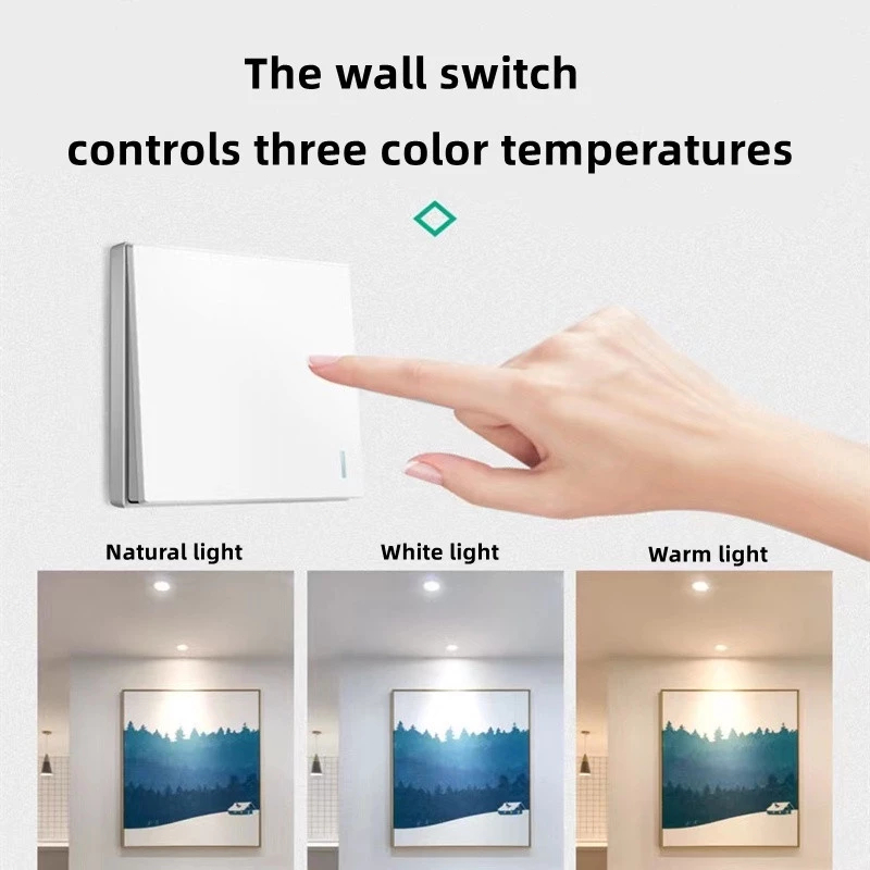 Gold Star LED Downlight Ceiling Lights Tricolor Dimming High Quality ...