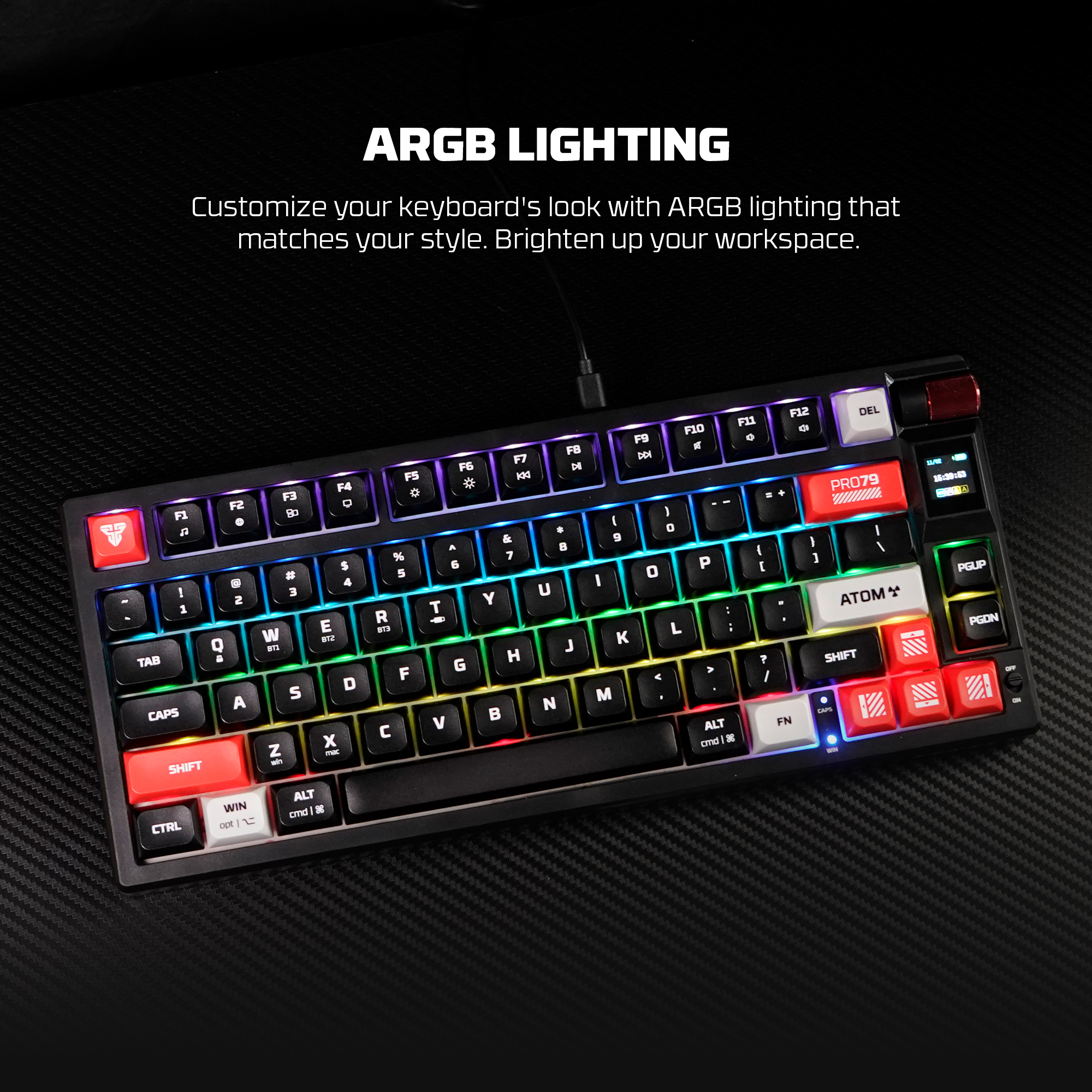 Fantech Atom Pro79 MK917 | MK918 Wireless Mechanical Gaming Keyboard w ...