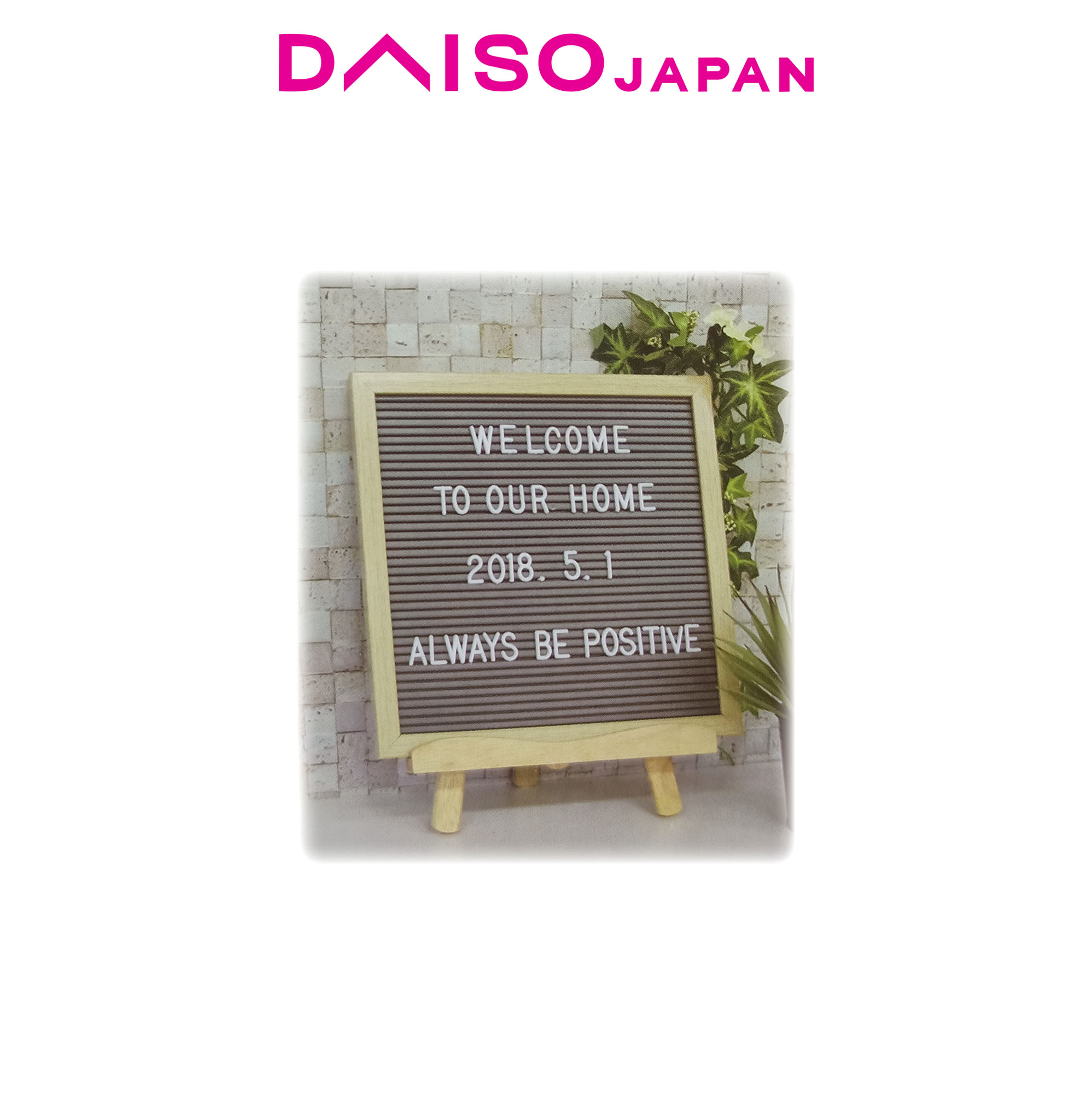 Daiso Square Type Letter Board | Shopee Philippines
