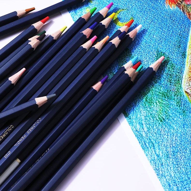 Deli Finenolo Color Pencil Set 24/36/48 Colored Artist Drawing ...