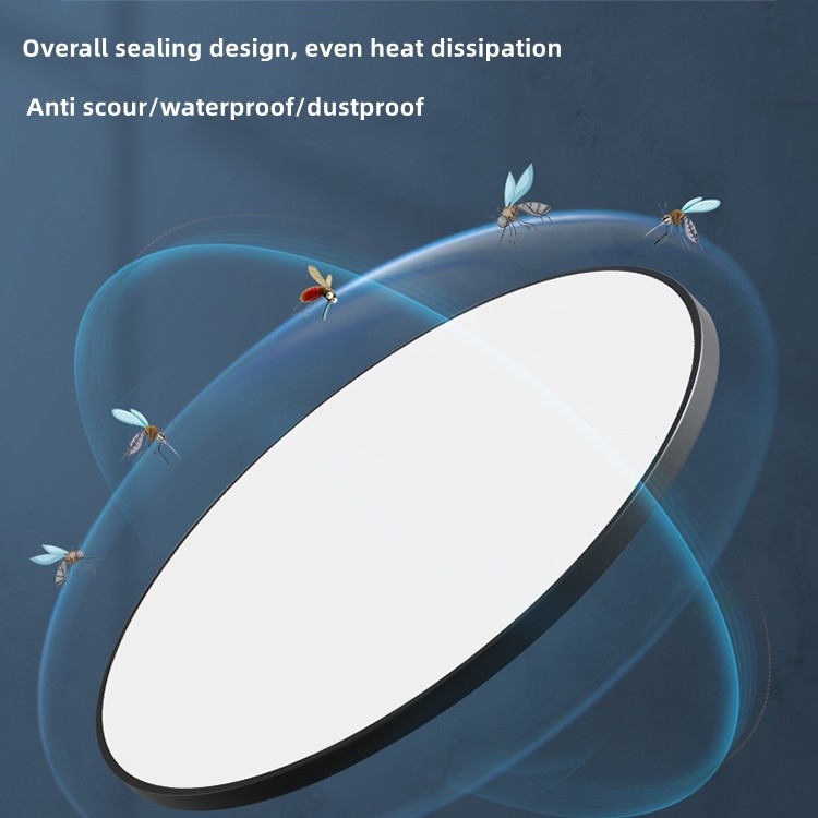 Modern Ceiling Light Tricolor LED Ceiling Lamp Waterproof Dustproof ...